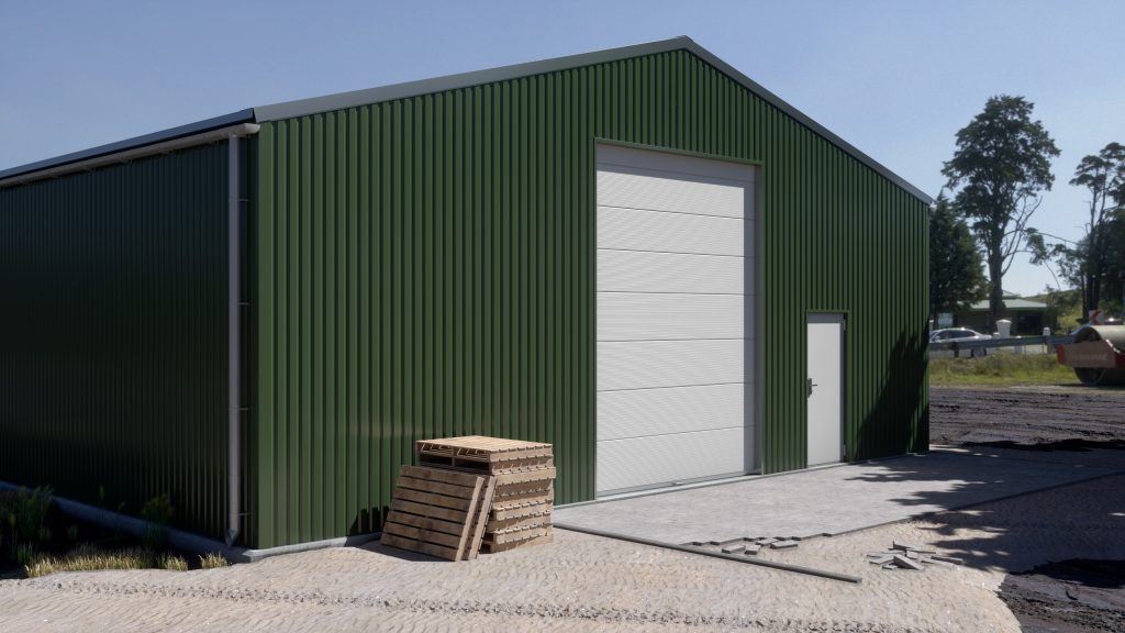 Storage building H1130-40 insulated 100mm | Kroftman