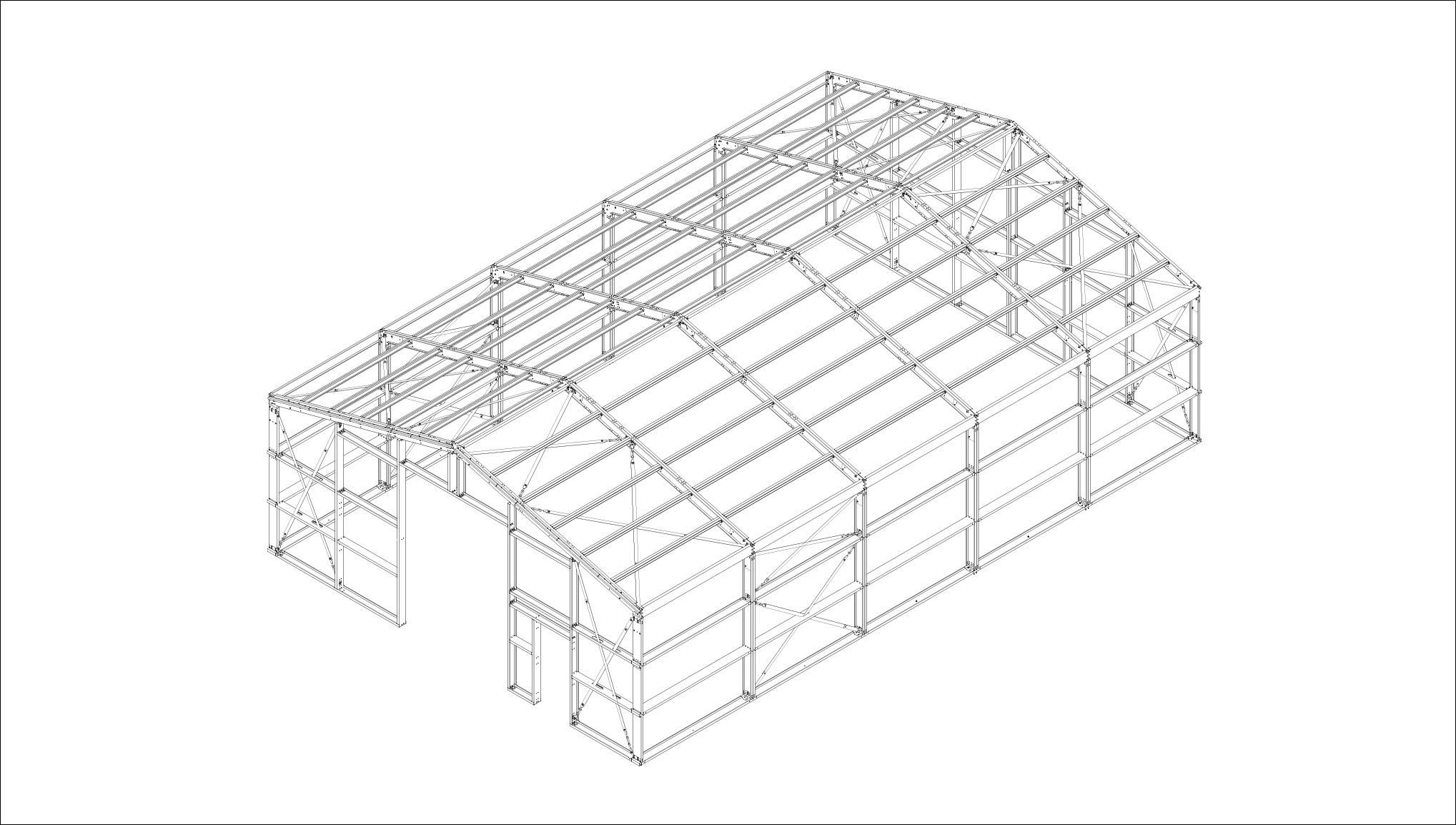 Steel structure H1117-40 | Kroftman