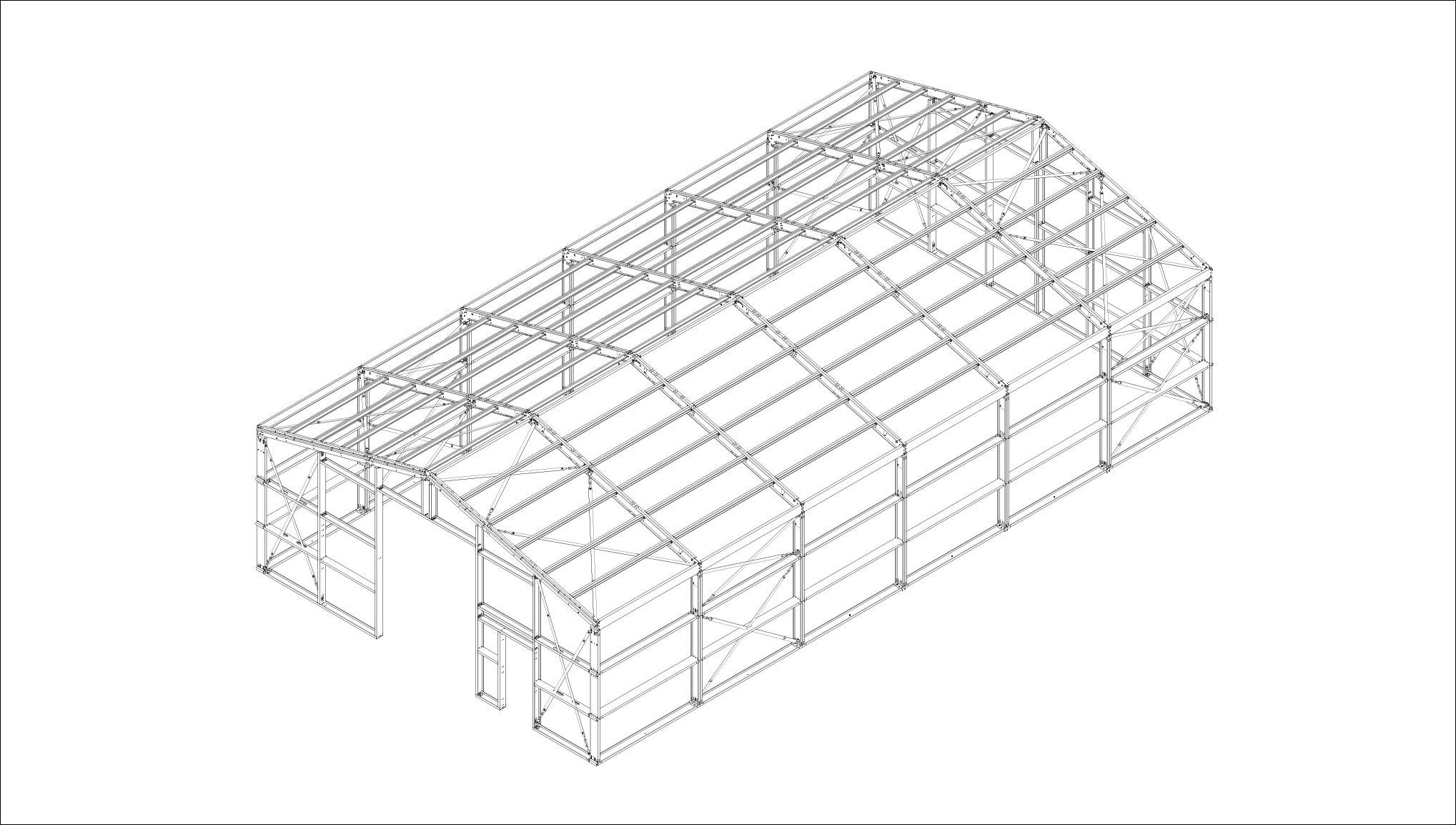 Steel structure H1120-40 | Kroftman