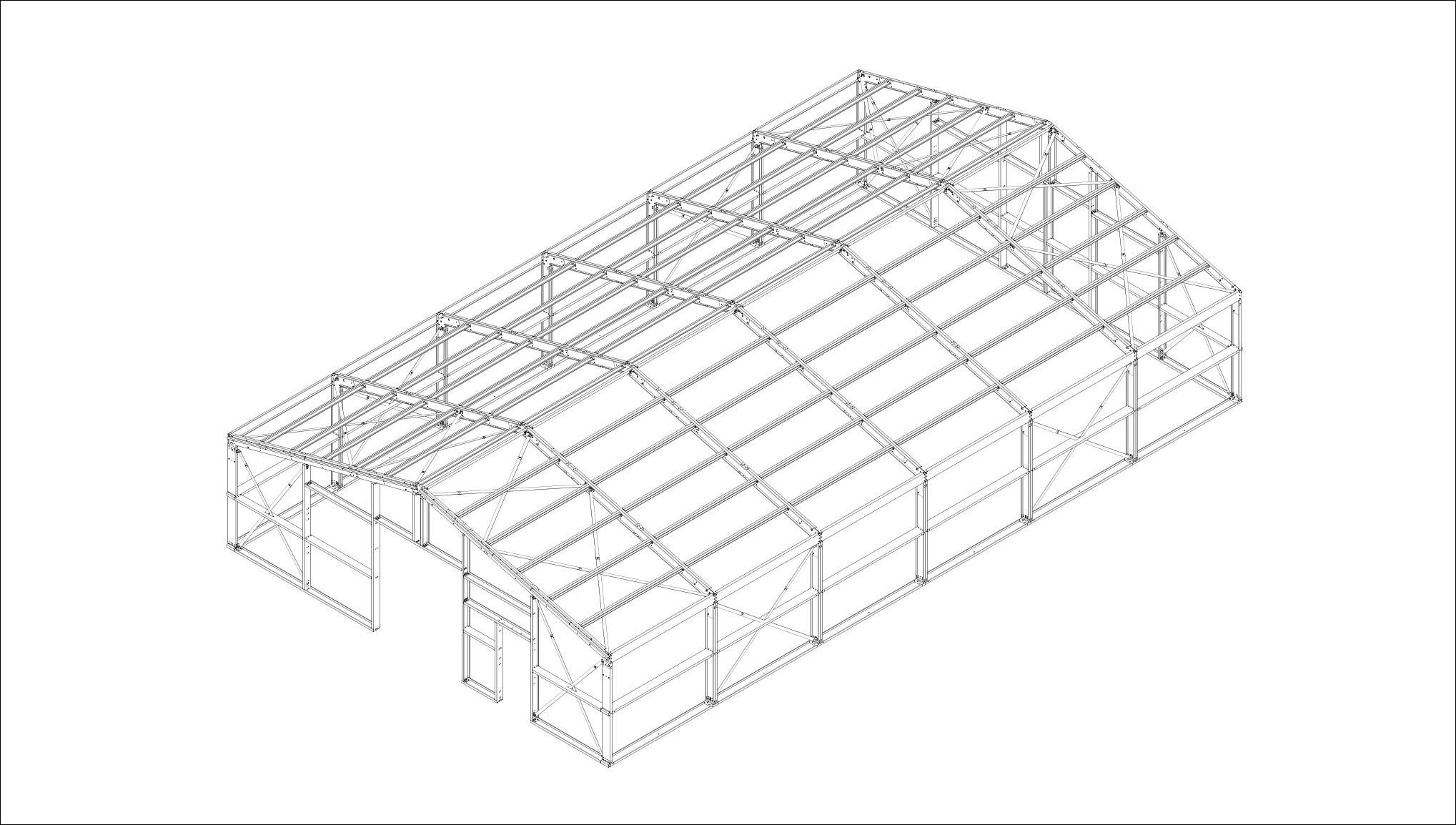 Steel structure H1220-30 | Kroftman