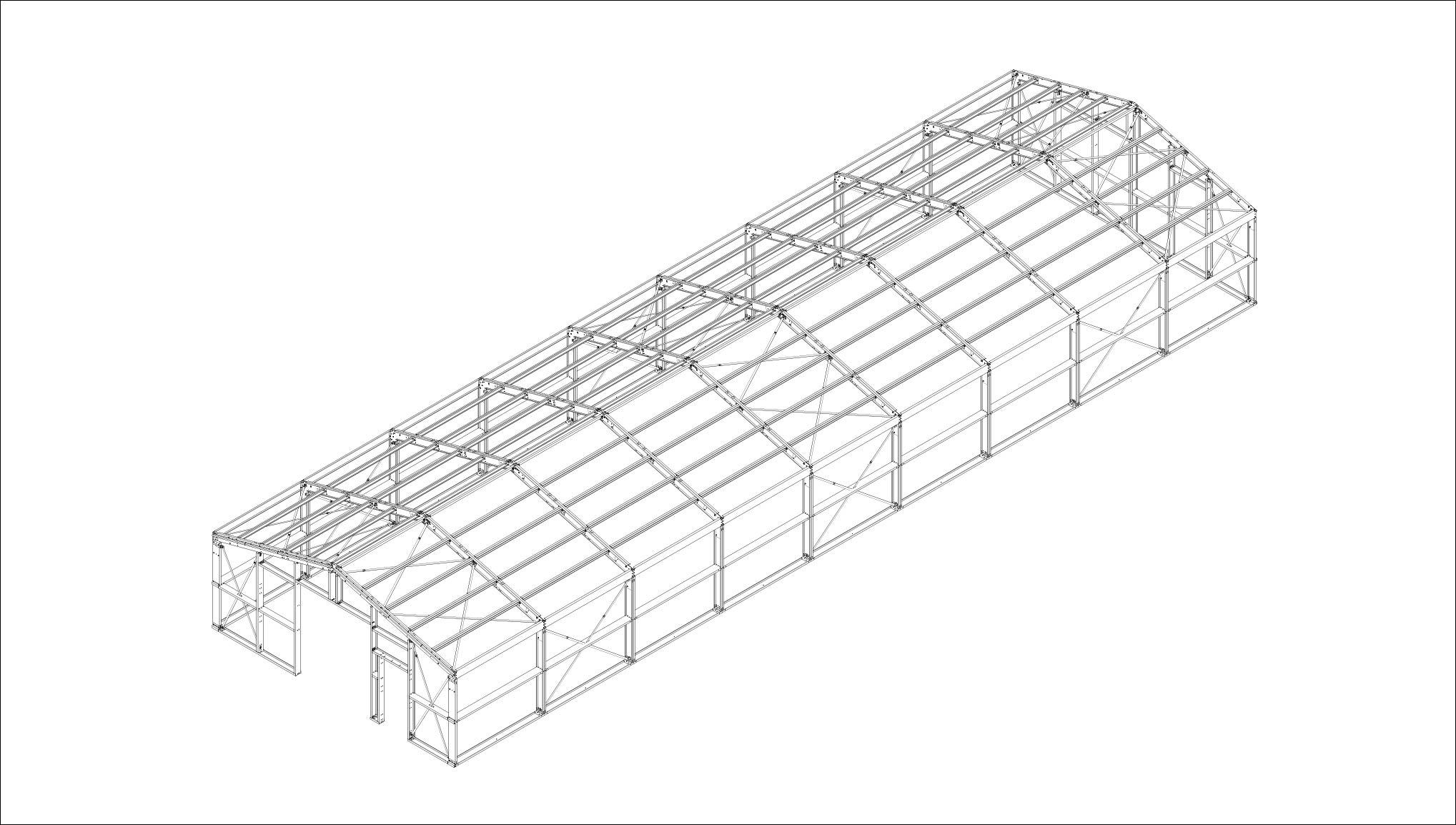 Steel structure H930-30 | Kroftman