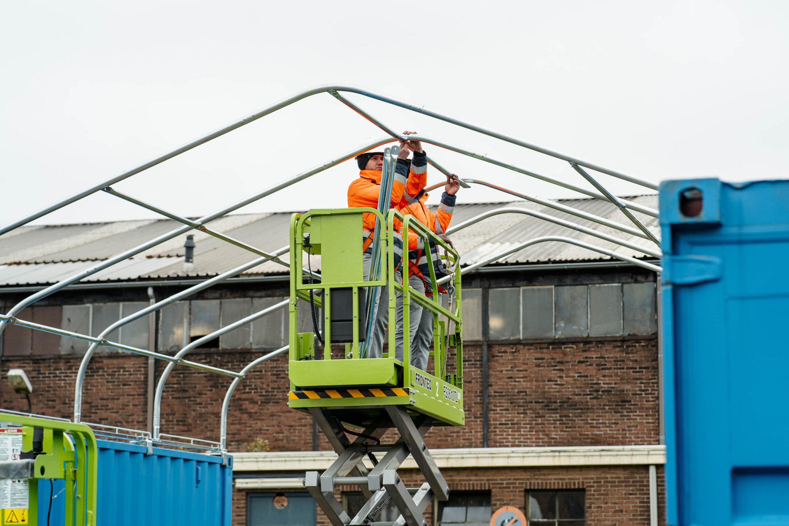 The 9 most common assembly mistakes with a container shelter | Kroftman