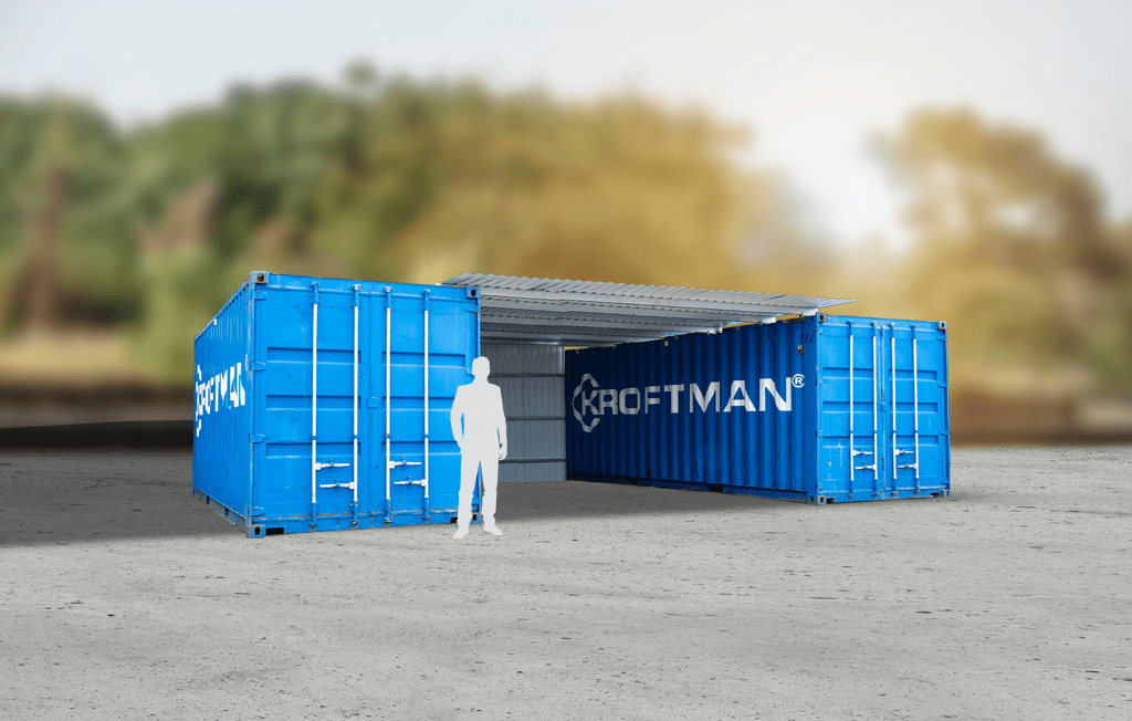 Container shelter Workbox 6x6m | Kroftman